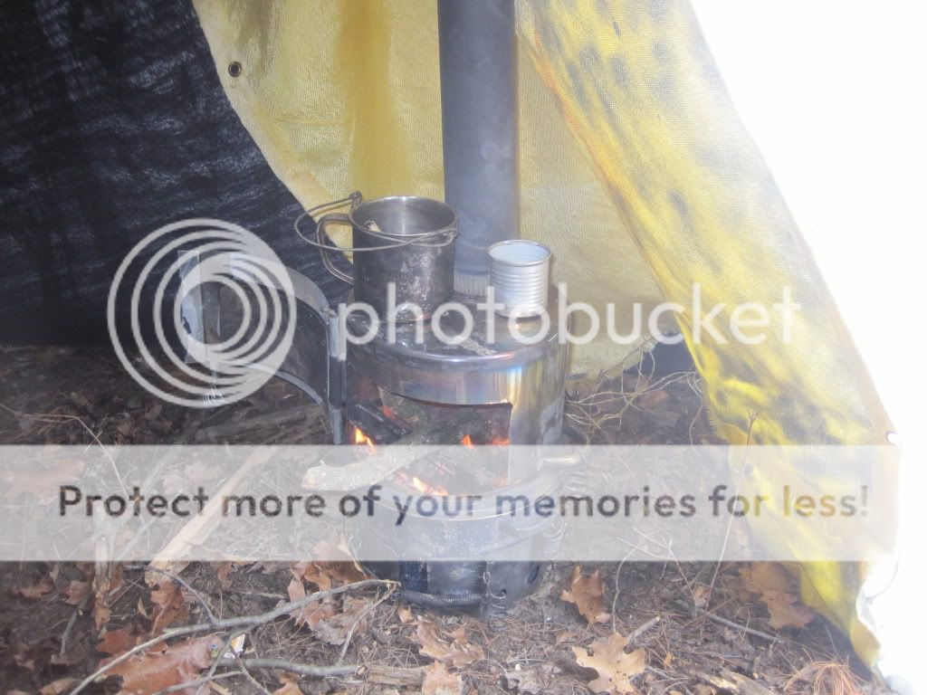 Red Hot Polyhedron . Heated tarp for winter