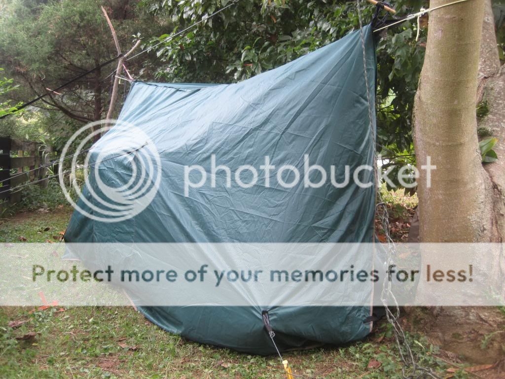 Red Hot Polyhedron . Heated tarp for winter